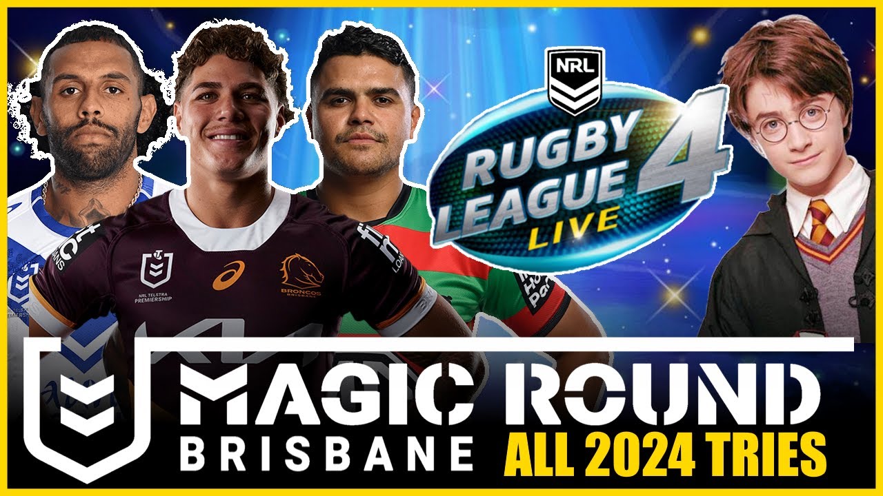 NRL Magic Round 2024 | All Tries Scored on RLL4 - YouTube
