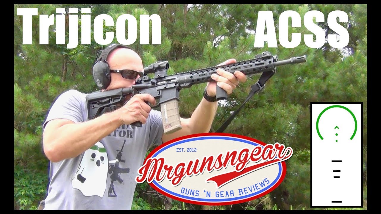 Trijicon TA44 1.5x ACOG With ACSS Reticle Review (HD) - YouTube