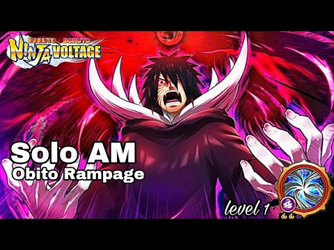 NxB NV : Obito Rampage (Mega Rare) | Solo Attack Mission Gameplay - YouTube