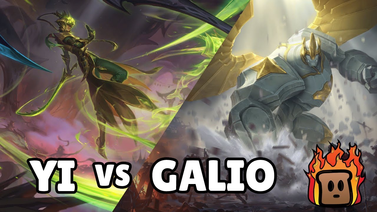 Yi vs Galio - YouTube