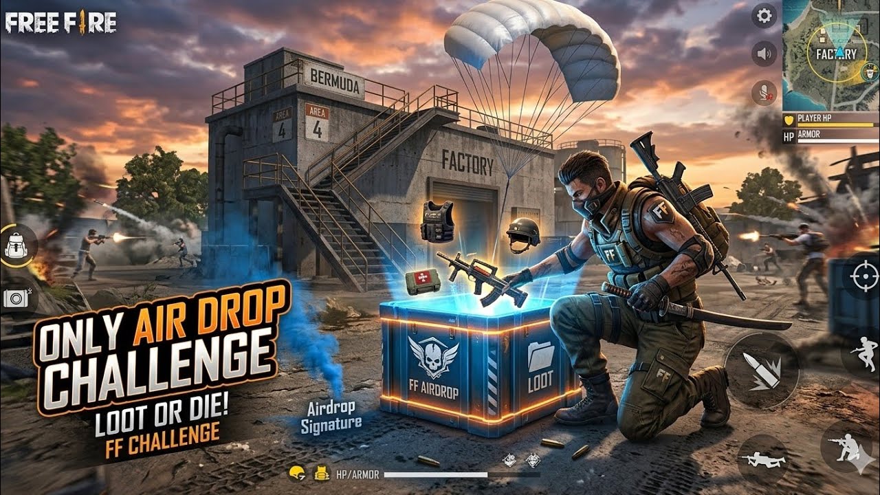 “Only Airdrop Loot Challenge 😱 | No Ground Loot Allowed!” - YouTube