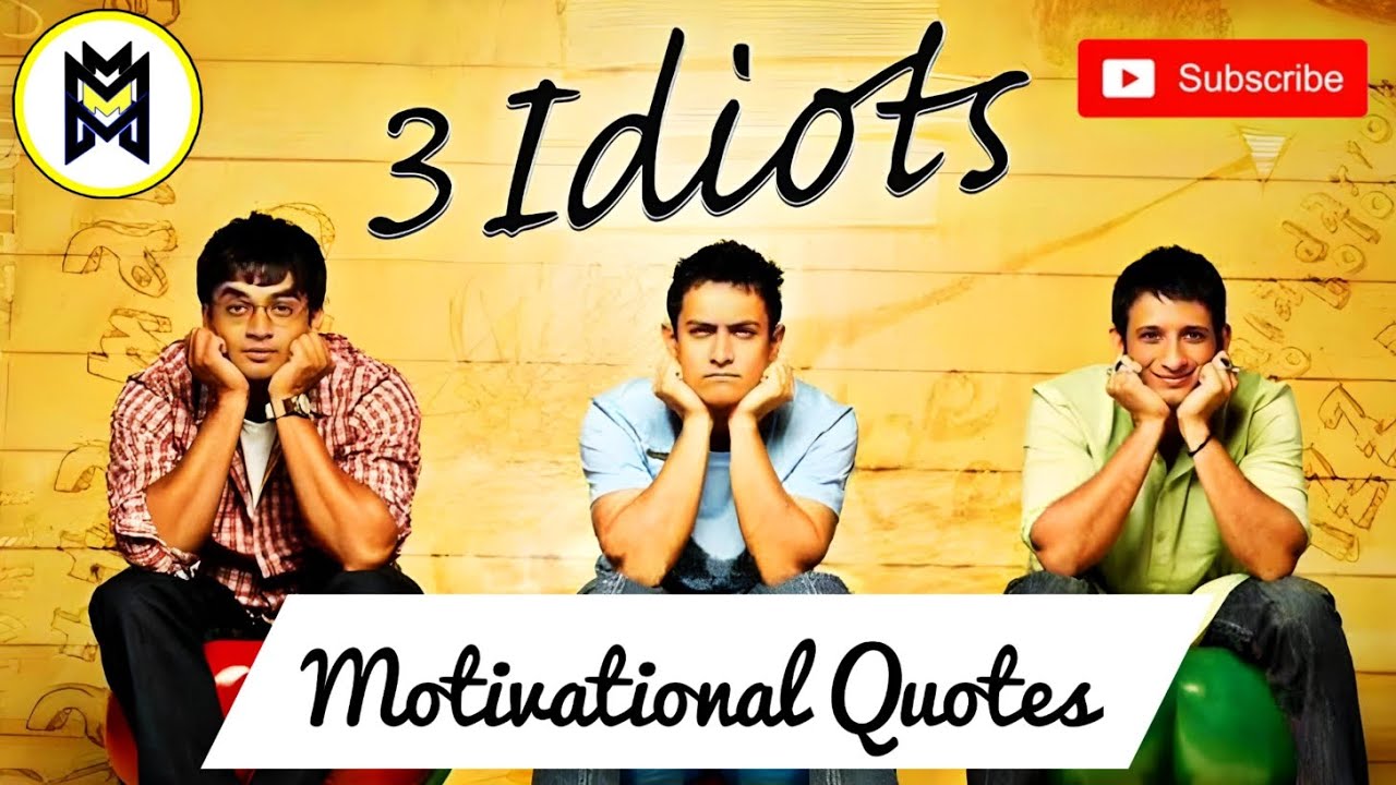 3 Idiots Motivational Dialogues | Must Watch Motivational Video ...