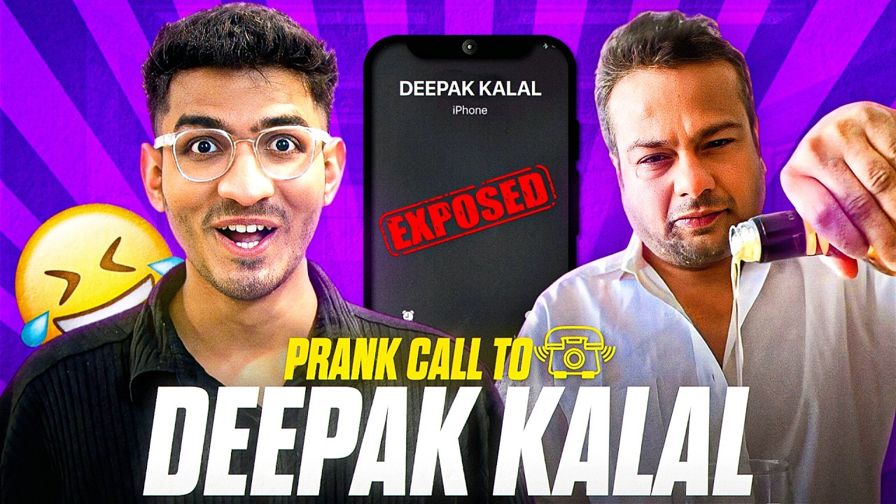 Prank Call to Deepak Kalal *EXPOSED* - YouTube