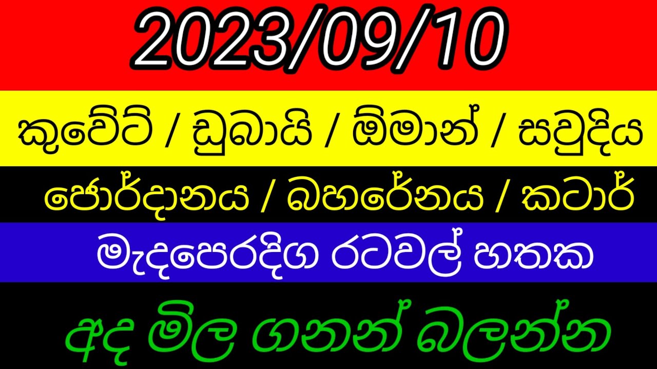 Exchange rate 10th september 2023|kuwait exchange rate |currency rate ...