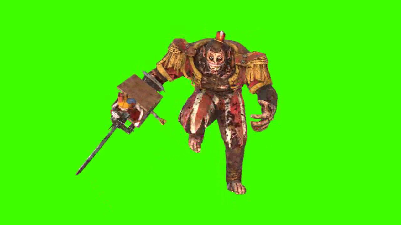 scrake Killing Floor 2 run animated front chroma - YouTube