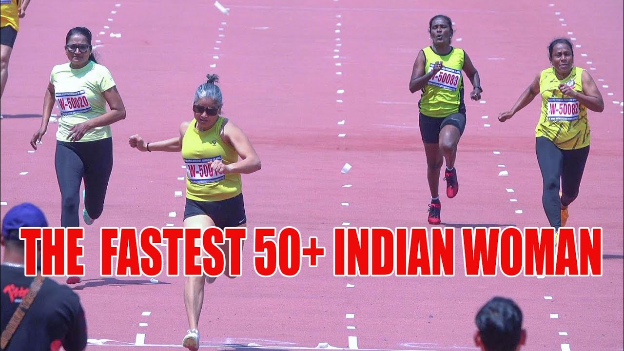 The Fastest 50 + Indian Woman - YouTube