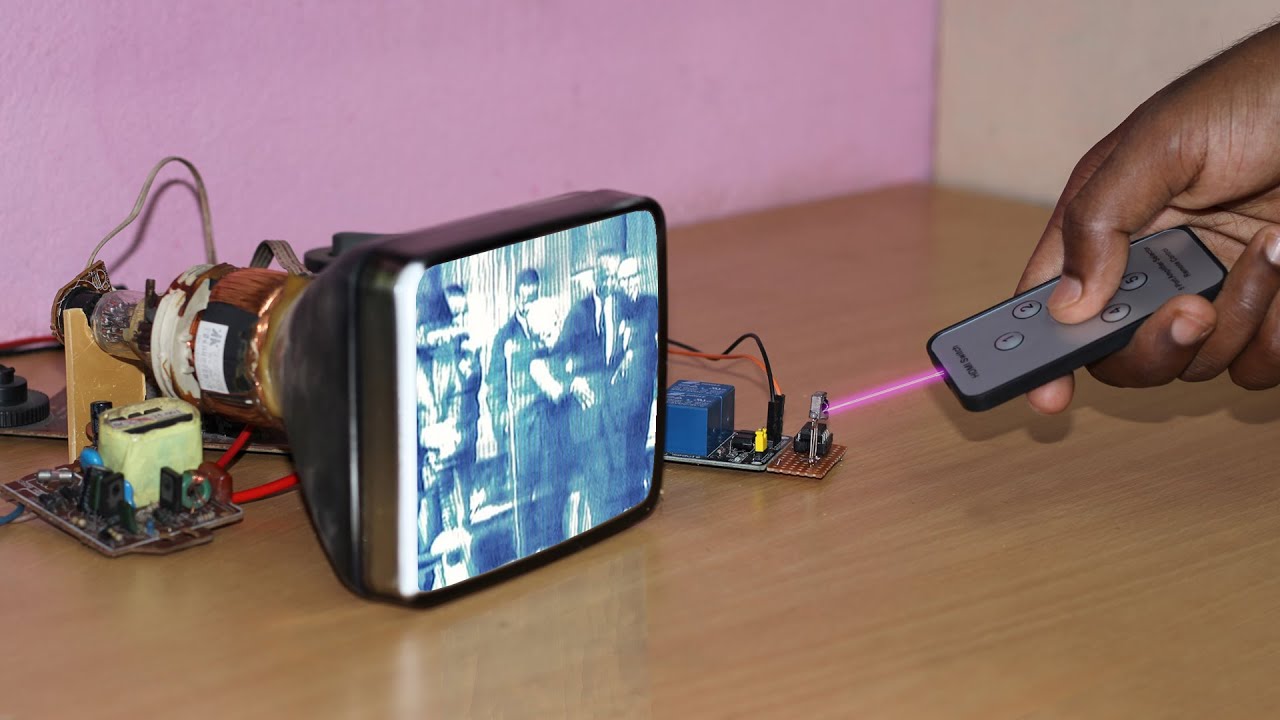 remote control led light using ir sensor at home - YouTube