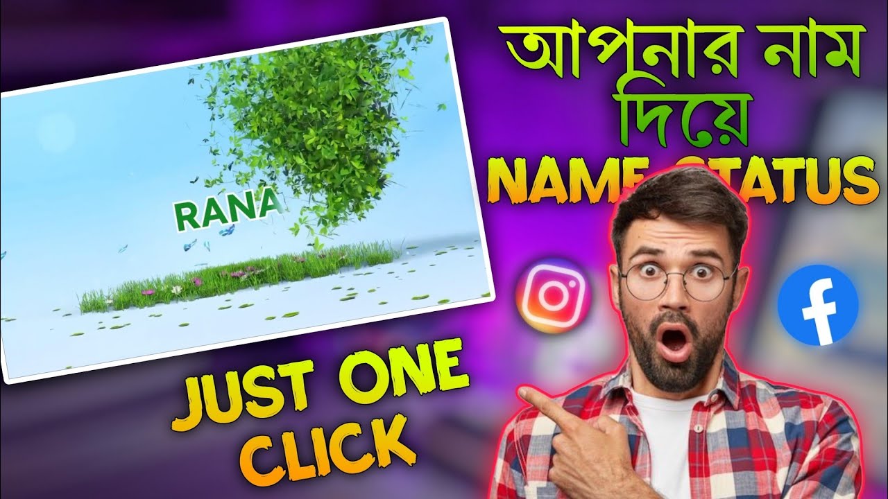 New Instagram Viral Name Status Video Editing In vn| একদম নতুন ...