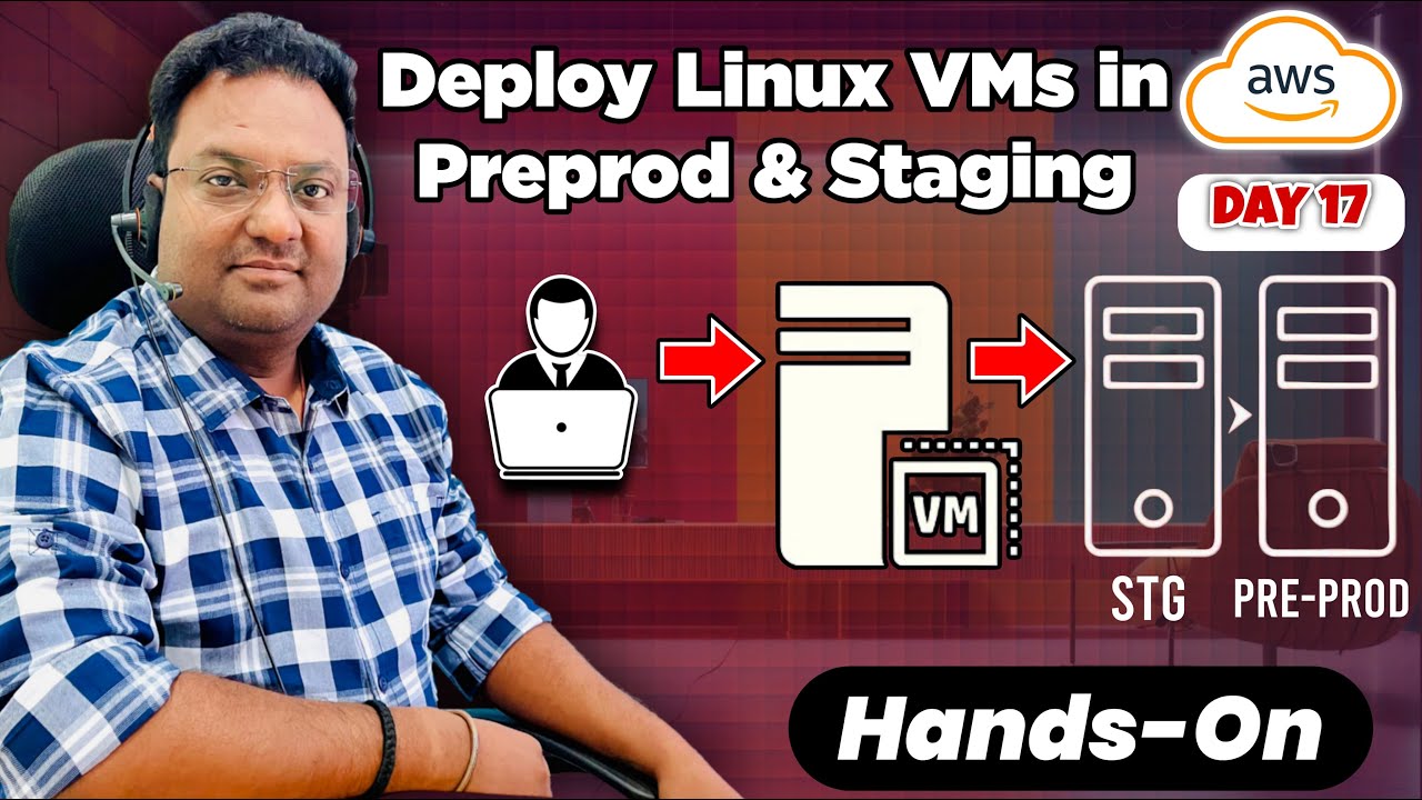 Day 17 | AWS Job-Ready Project: Deploy Linux VMs in Preprod And Staging ...