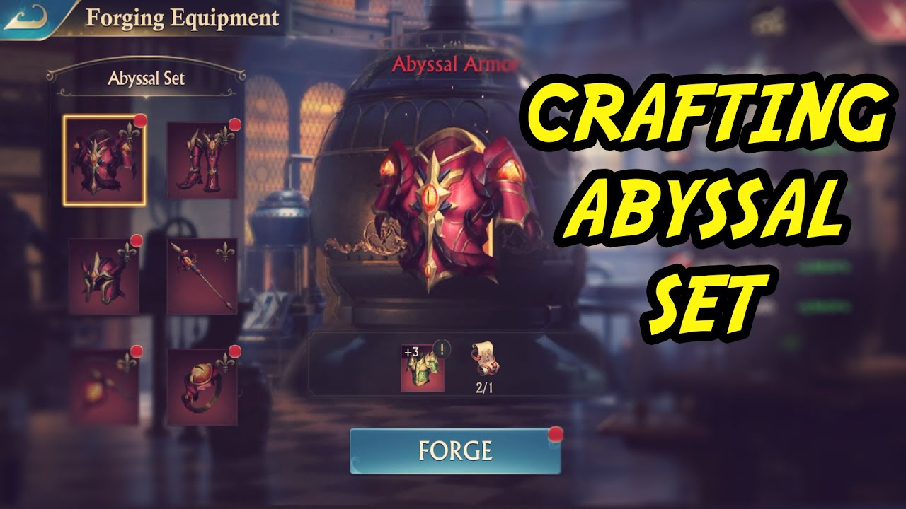 Crafting Abyssal Set | Opening 300 Elixirs - Guns of Glory - YouTube