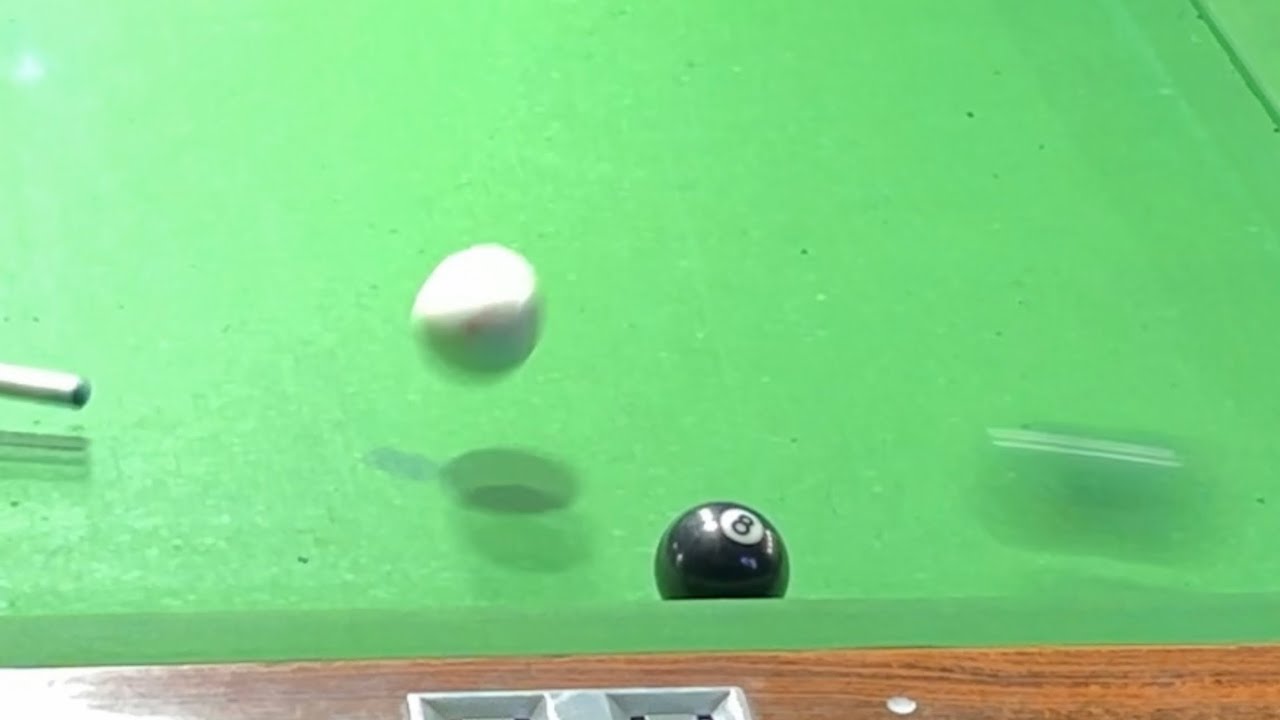 Cue Ball Skid on defect on table cloth? Causes object ball to fly off ...