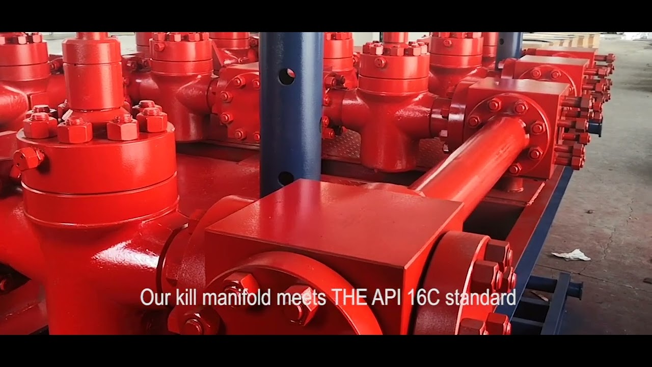 Display and introduction of Choke kill manifold spot products - YouTube