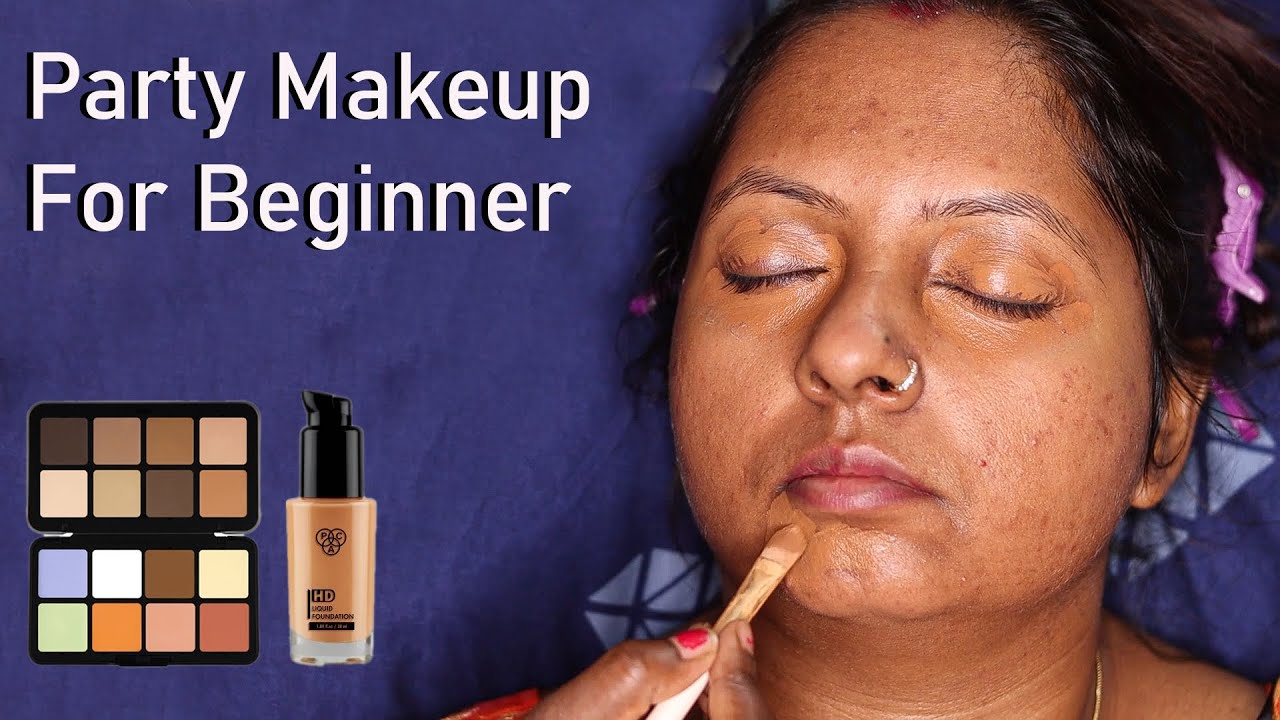 Best Party Makeup Tutorial For Beginners/ Wedding Guest Makeup/ Soft ...