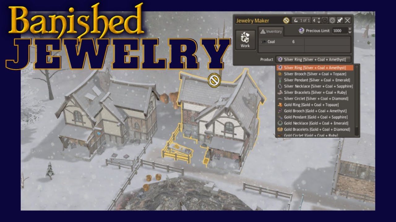 How to make JEWELRY in Banished | How to Guide | Banished tips and ...