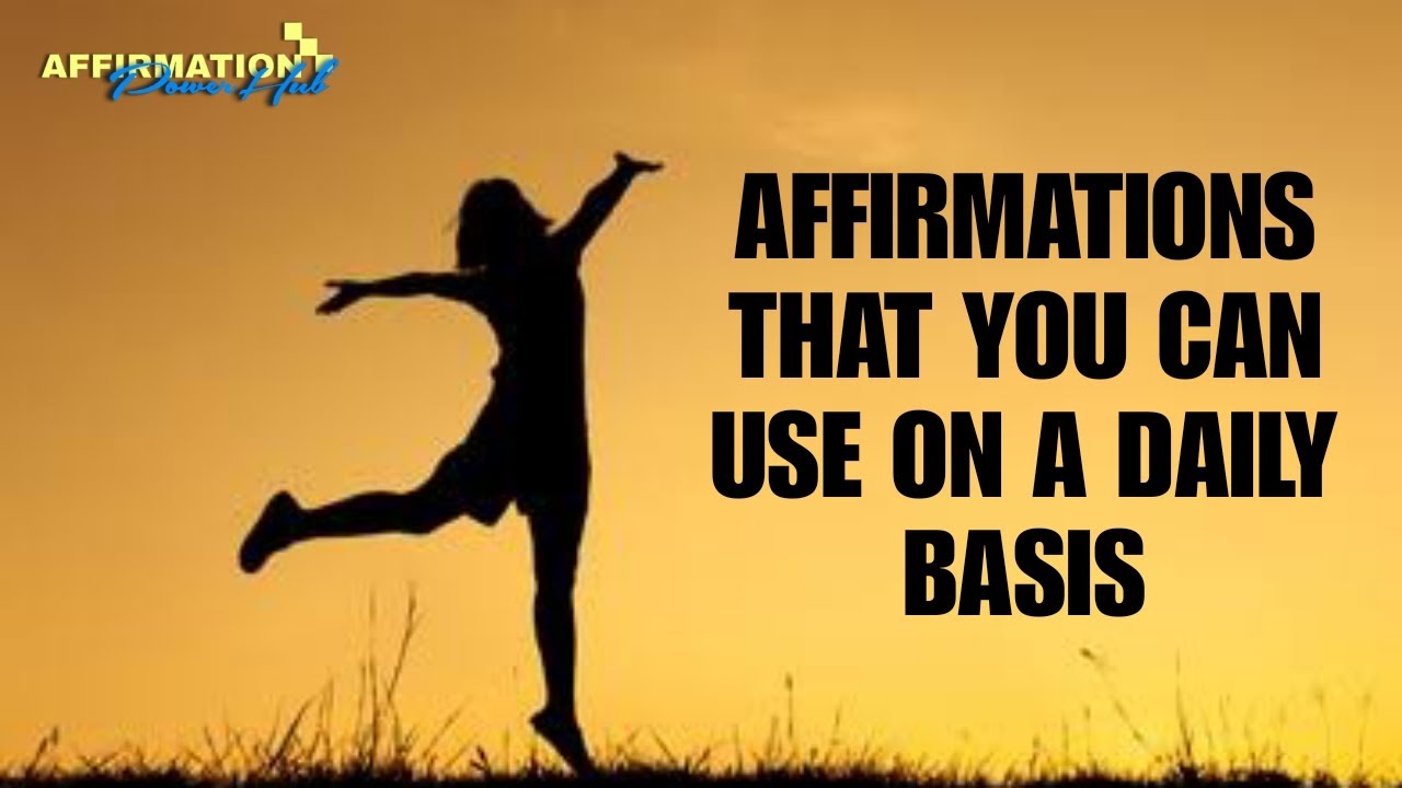 Affirmations that you can use on a Daily basis | #motivation # ...