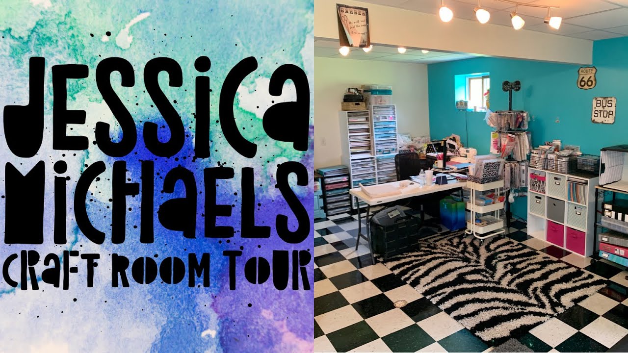 Jessica Michaels | Craft Room Tour and Organization - YouTube