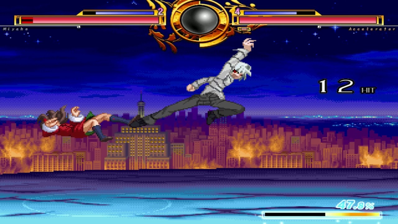 [Mugen] - Miyako vs Accelerator - YouTube