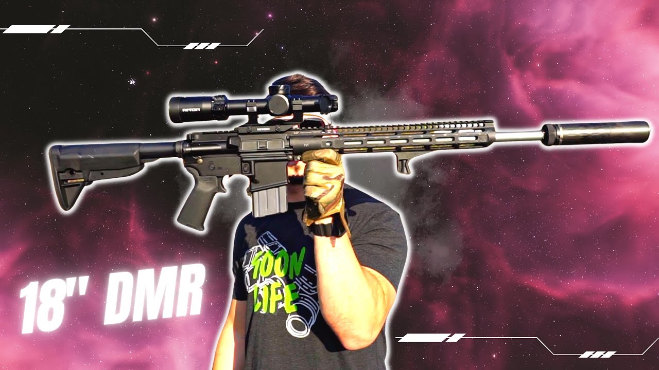 18" DMR With Rosco Barrel! - YouTube