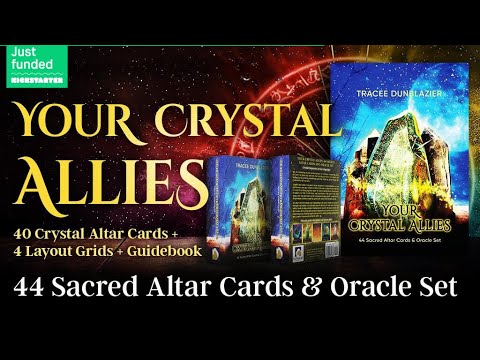 The Samples ARE IN! Your Crystal Allies: 44 Sacred Altar Cards & Oracle ...
