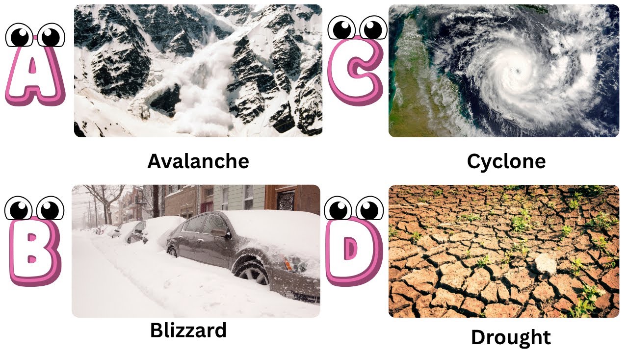 A to Z Natural Disasters | Fun Rhymes for Kids About Weather & Earth ...