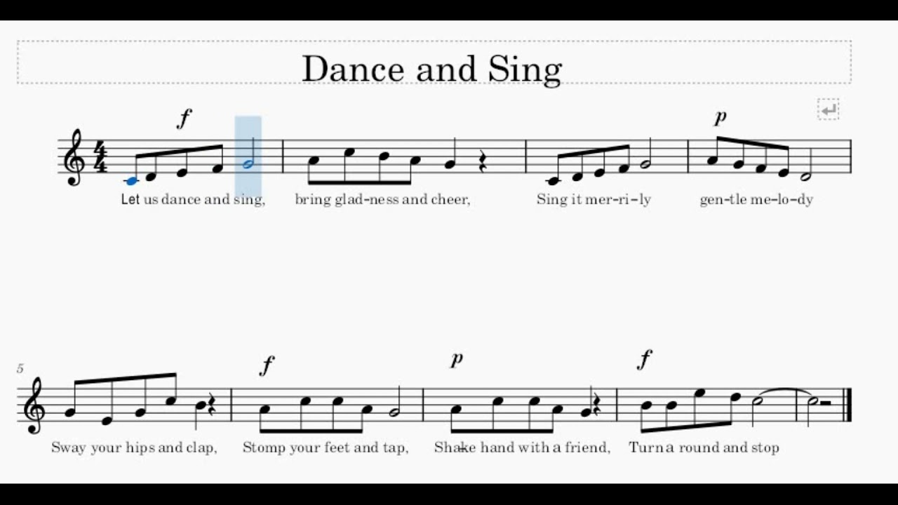 Dance and Sing - YouTube