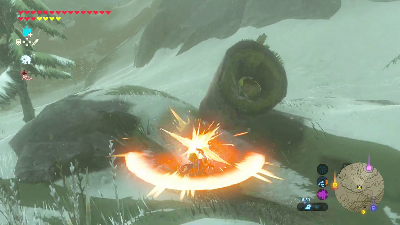 Acorn in a Log - The Legend of Zelda: Breath of the Wild. - YouTube