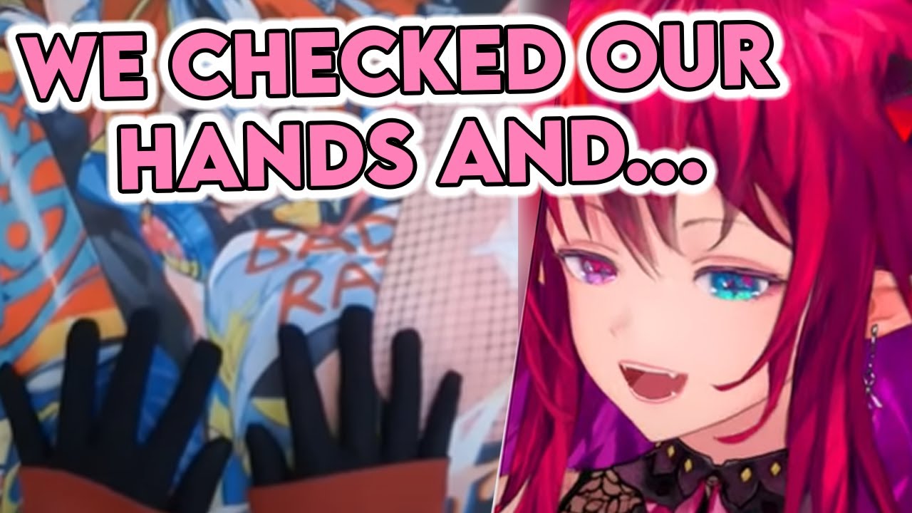 IRyS compared Hands Size with Bae IRL - YouTube