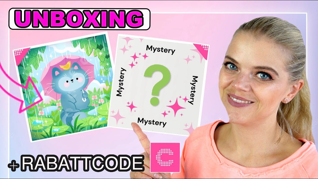 DIAMOND PAINTING UNBOXING 🥰 Carat.art +RABATTCODE - YouTube