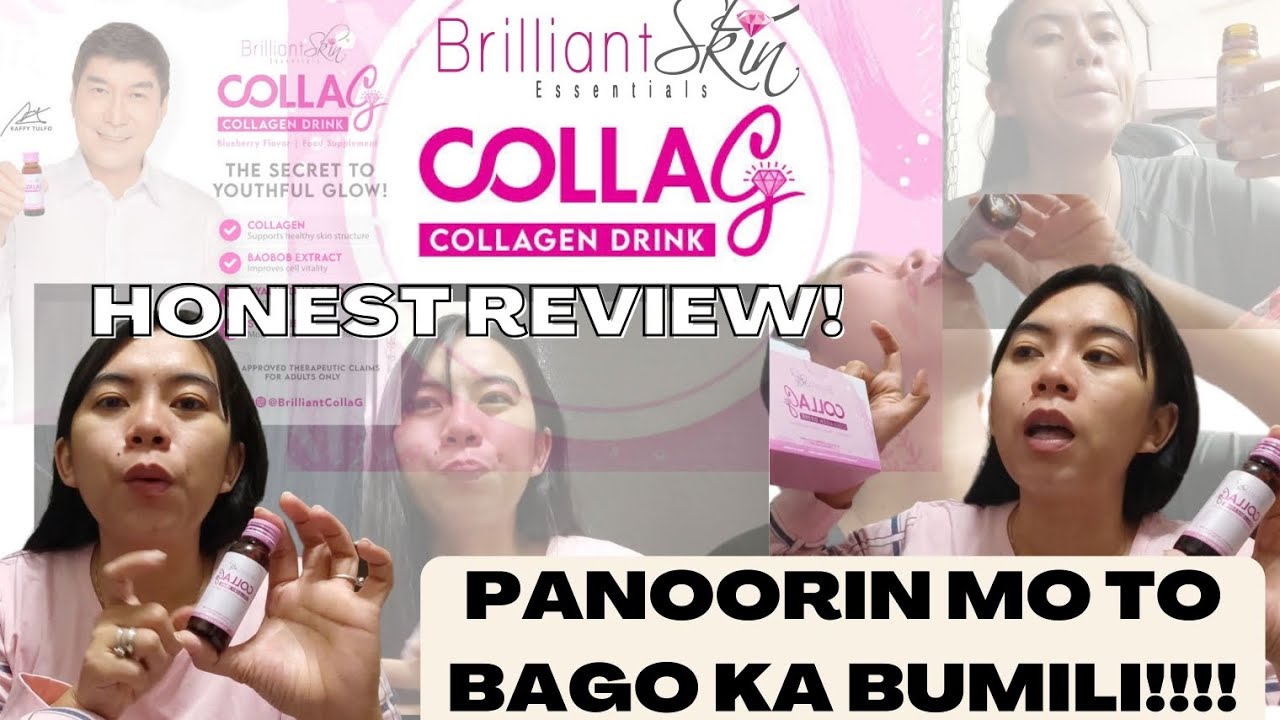 COLLA G HONEST REVIEW | BRILLIANT SKIN ESSENTIALS COLLAGEN DRINK - YouTube