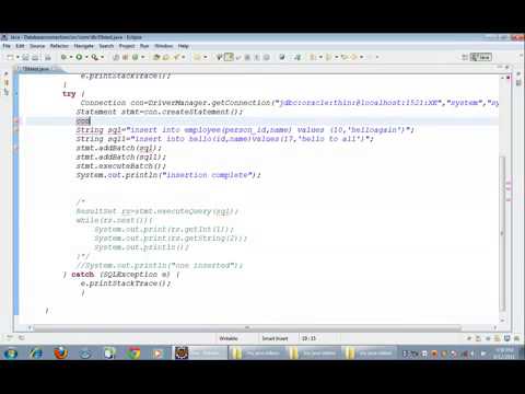 java Batch excution in jdbc video in telugu - YouTube