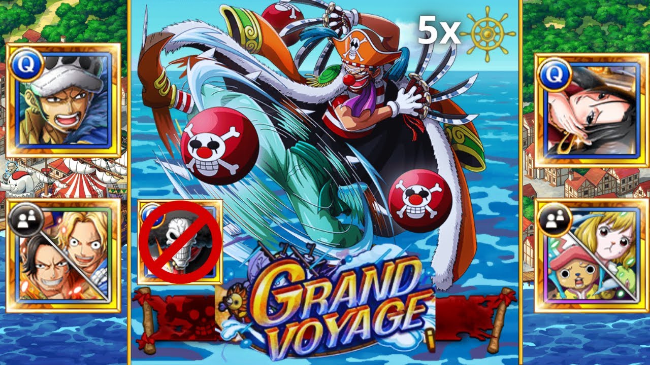 [Grand Voyage] Buggy LVL5 no Brook/Timeskip luffy - YouTube