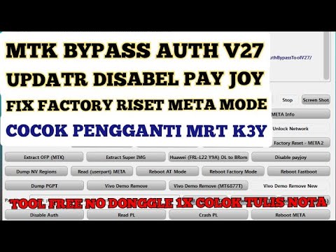 MTK Auth Bypass Tool V,27 - YouTube