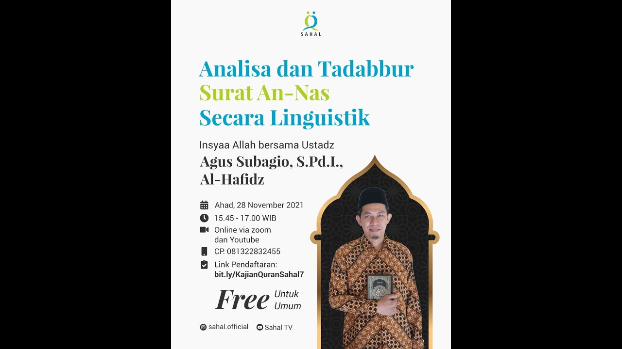 Analisis dan Tadabbur Surat An-Naas Secara Linguistik - Kajian Quran ...