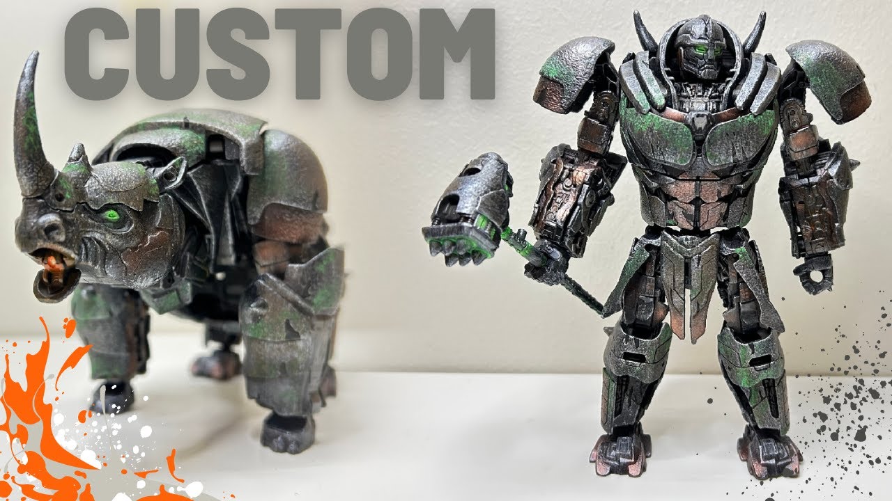 Transformers Rise of The Beasts | Rhinox | Custom | Repaint Tutorial ...
