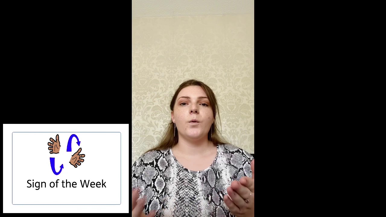 Sign with Space- Sign of the Week - Activities - YouTube