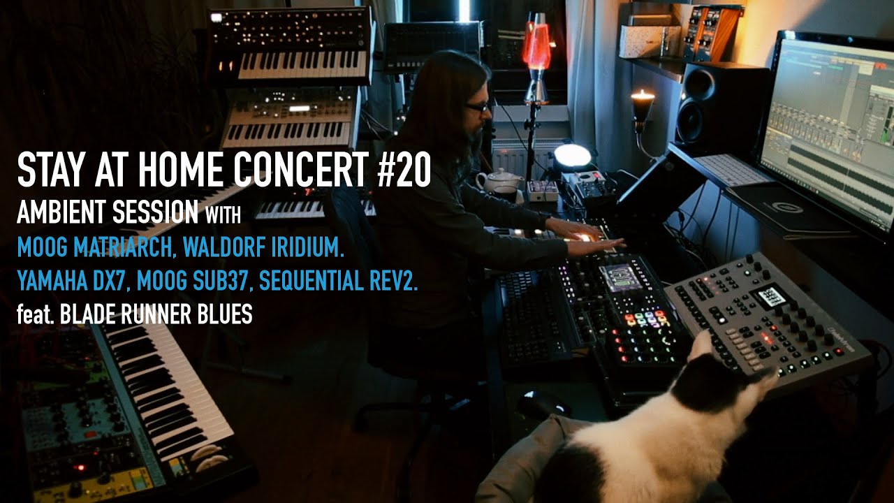 Stay at home concert #20 (Ambient Session & Blade Runner Blues Cover ...