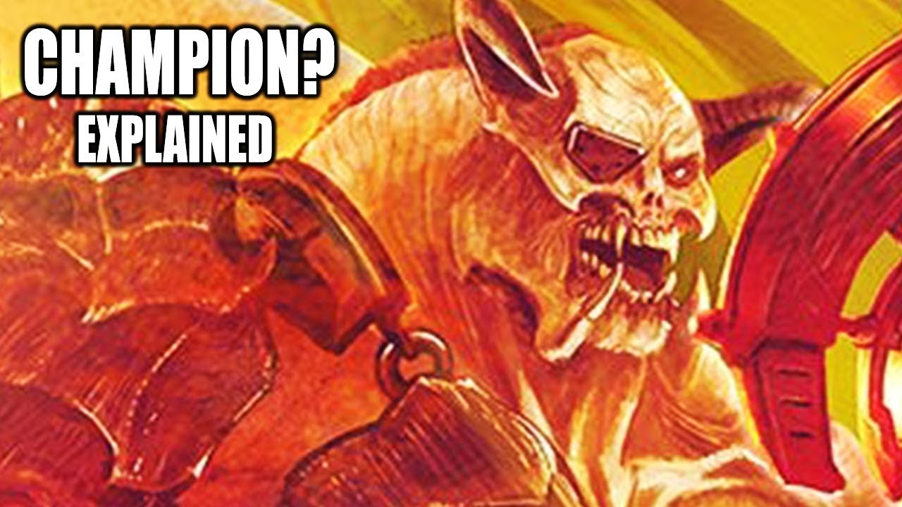 Doom Eternal - Who Is The Gladiator? Is He The Champion? - YouTube