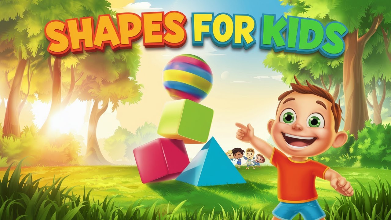 "Shapes Song for Kids | Learn Circles, Squares, Triangles & More! | Fun ...
