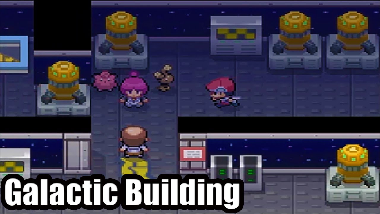 Pokemon Platinum - Galactic Building! - YouTube
