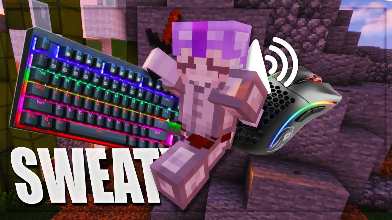 Sweaty Keyboard + Mouse Sounds ASMR | Hypixel Bedwars - YouTube