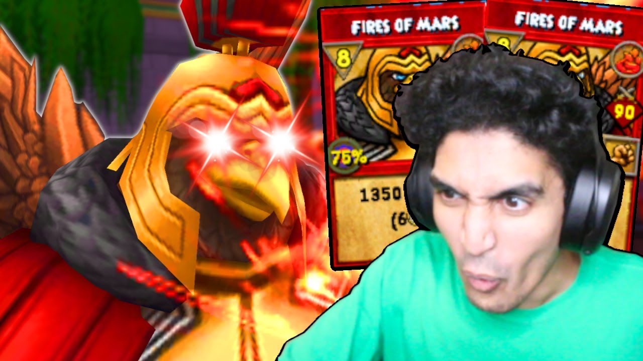 Wizard101 Fire PvP: SPAMMING The *NEW* Fires Of Mars Spell! - YouTube