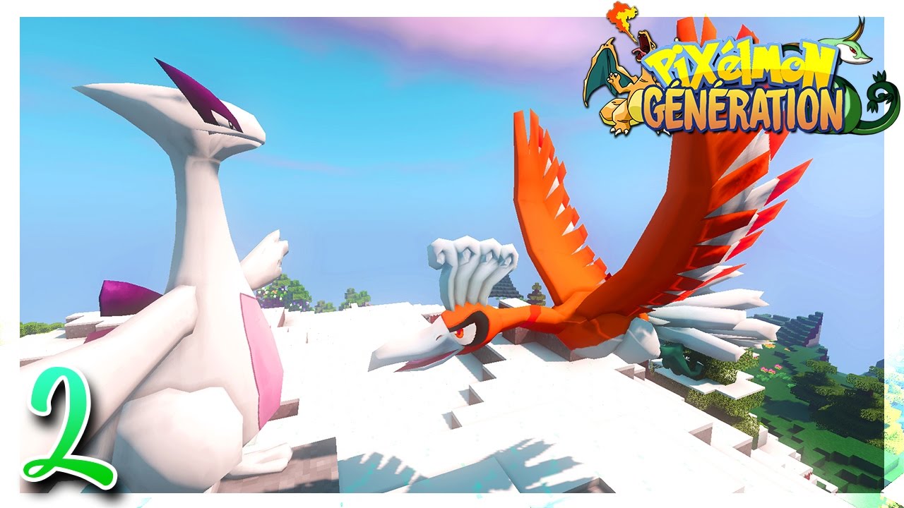LUGIA VS HO-OH SHINY ! - Pixelmon Generation #2 | Pokémon Minecraft - YouTube