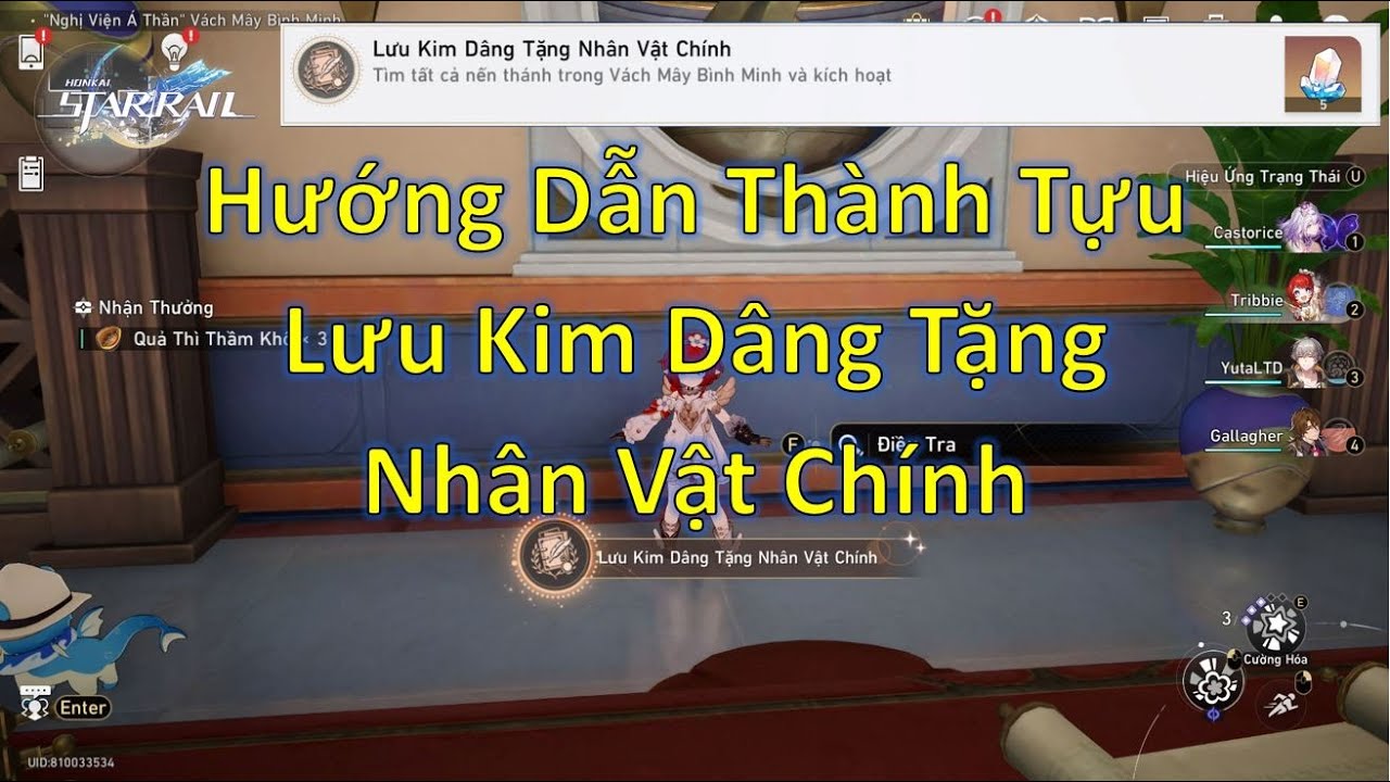 Hướng Dẫn Thành Tựu Lưu Kim Dành Tặng Nhân Vật Chính (Golden Offering to the Protagonist) - YouTube