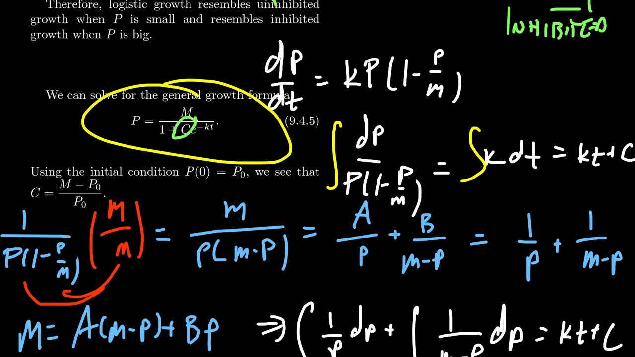 Differential Equations And Logistic Growth YouTube differential-equations-and-logistic-growth-youtube