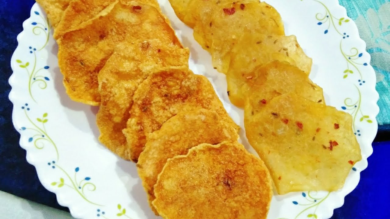 Aloo Papad Recipe l Easy Steps to make Papad in Summer - YouTube