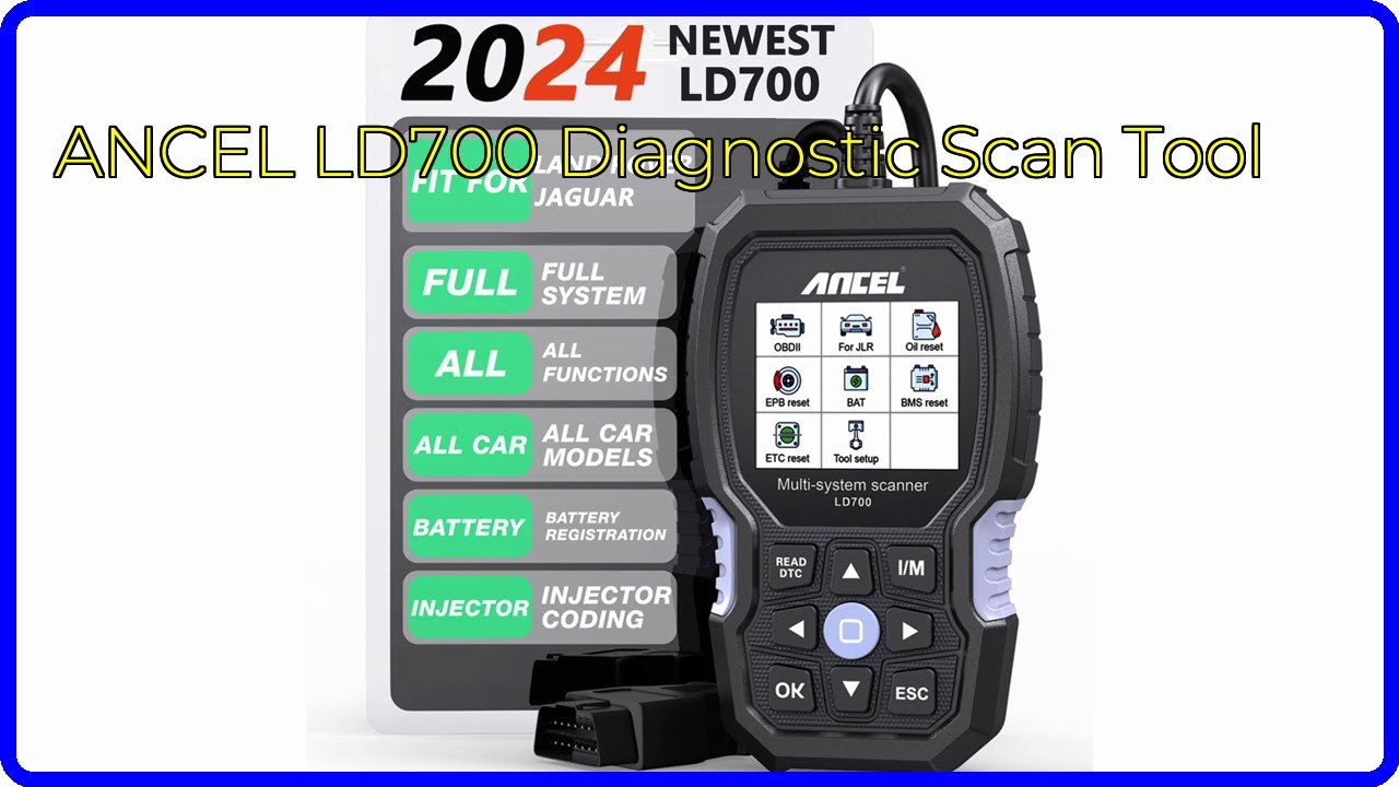 REVIEW (2026): ANCEL LD700 Diagnostic Scan Tool. ESSENTIAL details ...