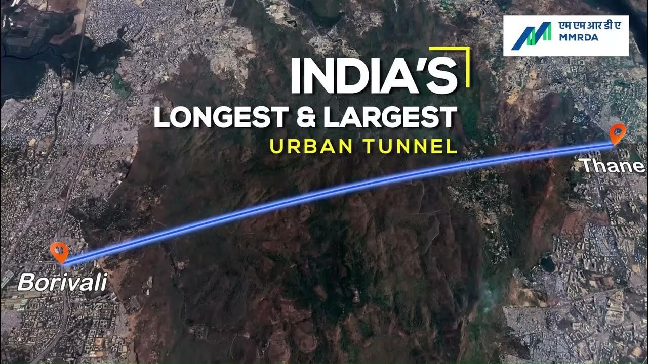 Thane-Borivali twin tunnel project - India's longest urban tunnel - YouTube