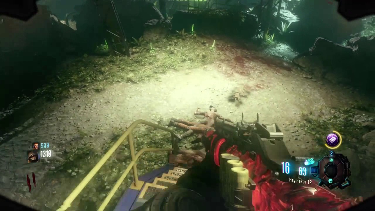 BLACK OPS 3 ZOMBIE CHRONICLES moon new glitch in bio dome new - YouTube