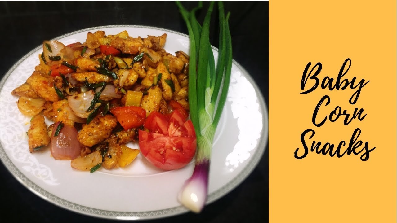 Baby corn snacks recipe|Crispy vegetable snack recipe |Easy Chinese ...