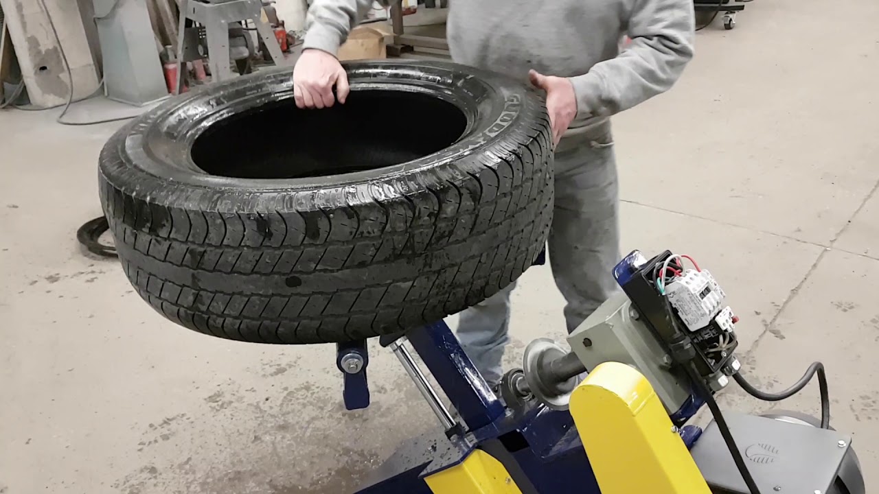 Tire sidewall cutter from Butty Mfg. - YouTube